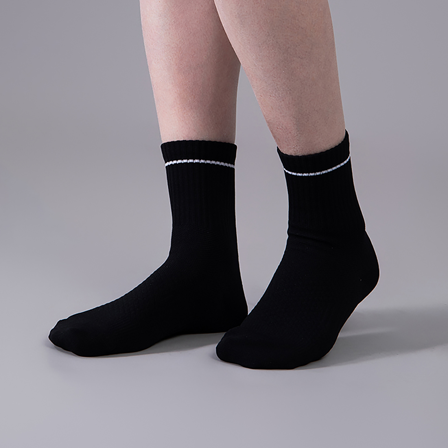 鞋/襪/腿套 - VM.Plus - 嚴選車衣 uke.速乾騎行襪-黑